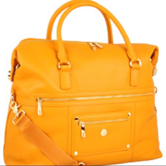 Knomo | Bags | Knomo London Alice Crossbody Satchel In Mango | Poshmark